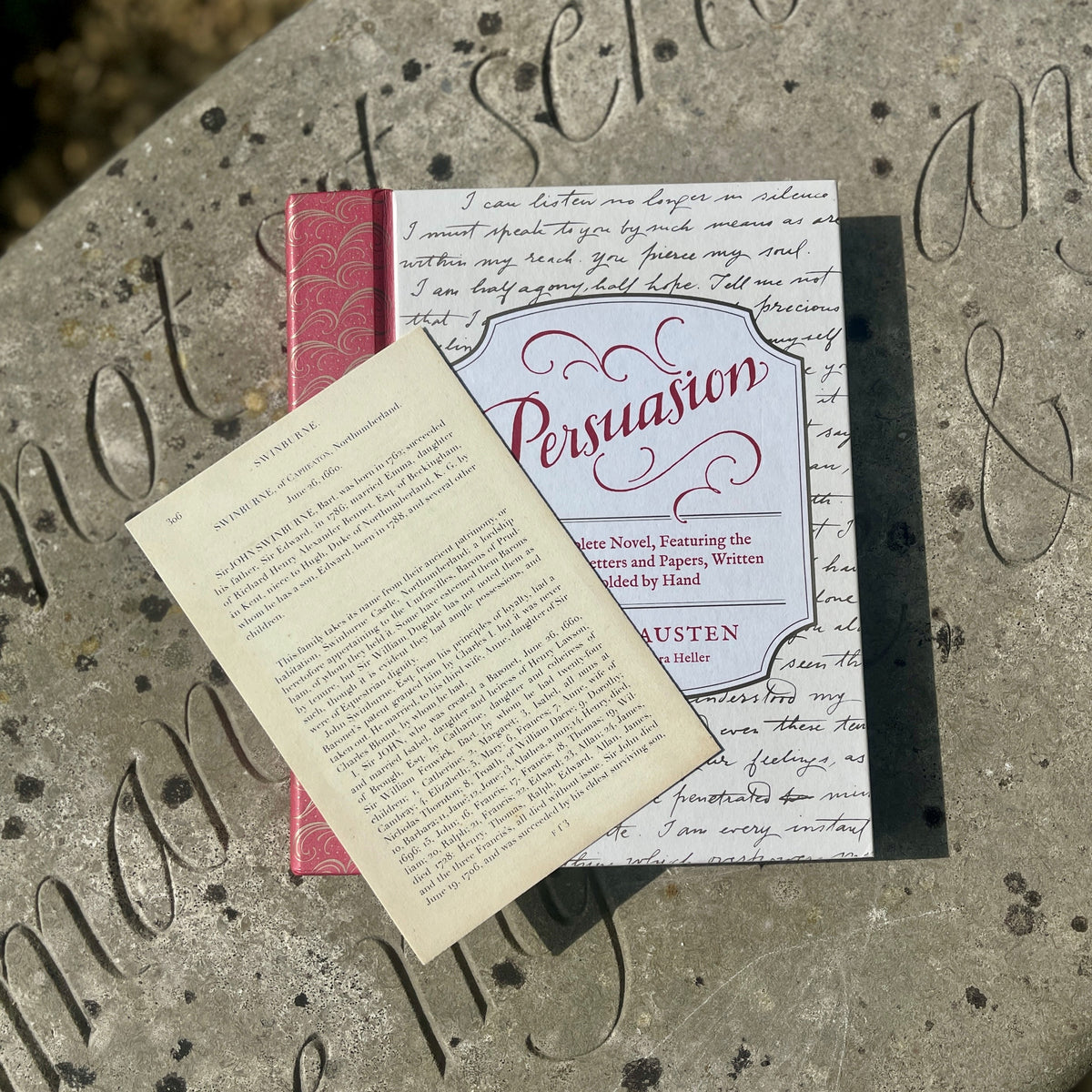 Persuasion, complete novel with letters, HB – Jane Austen's House