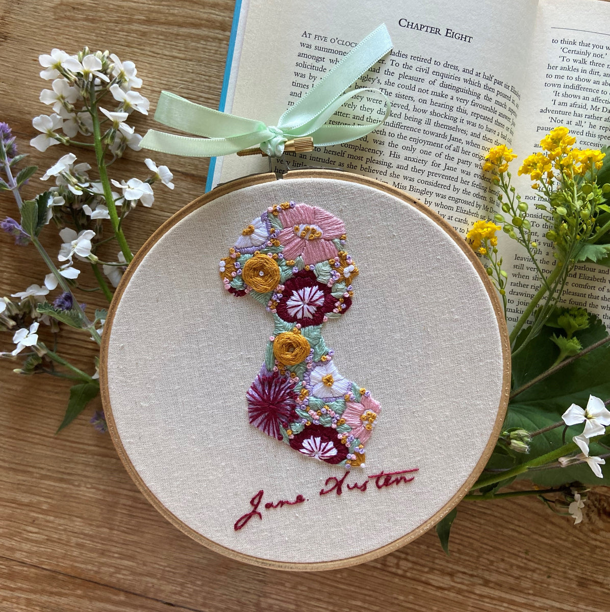 Jane Austen Silhouette Embroidery Kit - Exclusive – Jane Austen's House